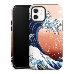 DeinDesign iPhone 12 mini Handy Panzer Handyh&uuml;lle robuste Outdoor H&uuml;lle Schutzh&uuml;lle matt Japan Die Gro&szlig;e Welle Vor Kanagawa Art Tough Case