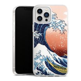 DeinDesign iPhone 13 Pro Max Handy Silikon H&uuml;lle Case transparent Handyh&uuml;lle Die Gro&szlig;e Welle Vor Kanagawa Japan Art Silikon Case