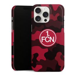 DeinDesign iPhone 15 Pro Max Handy Premium Case Smartphone Handyh&uuml;lle Schutzh&uuml;lle gl&auml;nzend Logo 1. Fcn 1. Fc N&uuml;rnberg Premium Case