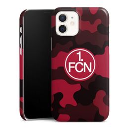 DeinDesign iPhone 12 Handy Premium Case Smartphone Handyh&uuml;lle Schutzh&uuml;lle gl&auml;nzend Logo 1. Fcn 1. Fc N&uuml;rnberg Premium Case