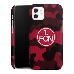 DeinDesign iPhone 12 mini Handy Premium Case Smartphone Handyh&uuml;lle Schutzh&uuml;lle matt Logo 1. Fcn 1. Fc N&uuml;rnberg Premium Case