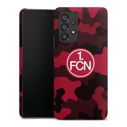 DeinDesign Galaxy A53 5G Handy Premium Case Smartphone Handyh&uuml;lle Schutzh&uuml;lle gl&auml;nzend Logo 1. Fc N&uuml;rnberg 1. Fcn Premium Case