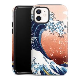 DeinDesign iPhone 12 mini Handy Panzer Handyh&uuml;lle robuste Outdoor H&uuml;lle Schutzh&uuml;lle gl&auml;nzend Japan Die Gro&szlig;e Welle Vor Kanagawa Art Tough Case