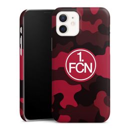 DeinDesign iPhone 12 Handy Premium Case Smartphone Handyh&uuml;lle Schutzh&uuml;lle matt Logo 1. Fcn 1. Fc N&uuml;rnberg Premium Case
