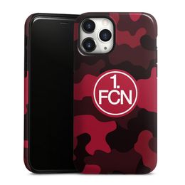 DeinDesign iPhone 11 Pro Handy Panzer Handyh&uuml;lle robuste Outdoor H&uuml;lle Schutzh&uuml;lle gl&auml;nzend Logo 1. Fc N&uuml;rnberg 1. Fcn Tough Case