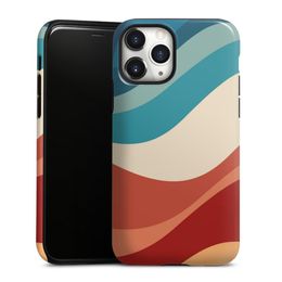 DeinDesign iPhone 11 Pro Handy Panzer Handyh&uuml;lle robuste Outdoor H&uuml;lle Schutzh&uuml;lle gl&auml;nzend Colour Wave Ombre Tough Case
