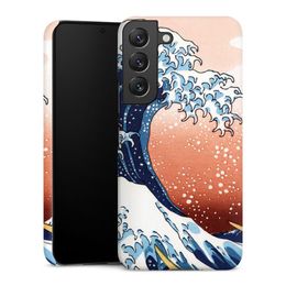 DeinDesign Galaxy S22 Handy Premium Case Smartphone Handyh&uuml;lle Schutzh&uuml;lle matt Die Gro&szlig;e Welle Vor Kanagawa Japan Art Premium Case