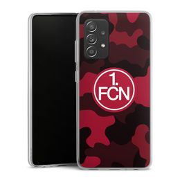 DeinDesign Galaxy A52s 5G Handy Silikon H&uuml;lle Case transparent Handyh&uuml;lle 1. Fcn Logo 1. Fc N&uuml;rnberg Silikon Case