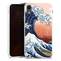 DeinDesign iPhone Xr Handy Silikon H&uuml;lle Case wei&szlig; Handyh&uuml;lle Die Gro&szlig;e Welle Vor Kanagawa Japan Art Silikon Case