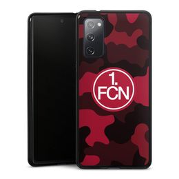 DeinDesign Galaxy S20 FE 5G Handy Silikon H&uuml;lle Case schwarz Handyh&uuml;lle Logo 1. Fc N&uuml;rnberg 1. Fcn