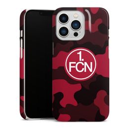 DeinDesign iPhone 13 Pro Handy Premium Case Smartphone Handyh&uuml;lle Schutzh&uuml;lle gl&auml;nzend Logo 1. Fcn 1. Fc N&uuml;rnberg Premium Case