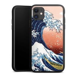 DeinDesign iPhone 11 Handy Premium Silikon H&uuml;lle Handyh&uuml;lle schwarz Case Japan Die Gro&szlig;e Welle Vor Kanagawa Art Silikon Premium Case