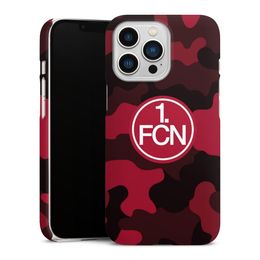 DeinDesign iPhone 13 Pro Handy Premium Case Smartphone Handyh&uuml;lle Schutzh&uuml;lle matt Logo 1. Fcn 1. Fc N&uuml;rnberg Premium Case