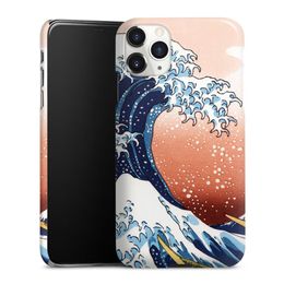 DeinDesign iPhone 11 Pro Max Handy Premium Case Smartphone Handyh&uuml;lle Schutzh&uuml;lle gl&auml;nzend Die Gro&szlig;e Welle Vor Kanagawa Art Japan Premium Case