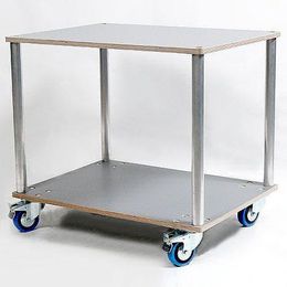 ProCase Transportwagen mit 2x Ebenen - 800 x 600 mm