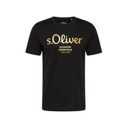 s.Oliver Shirt Herren Größe XXL goldgelb / schwarz