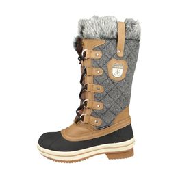 Lackner Snowboots 'Romy Ls' Damen Gr&ouml;&szlig;e 38 camel / graumeliert / schwarz Winterschuhe