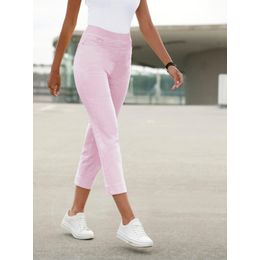 WITT Damen 7/8-Jeans mit Jersey-Bund in softer Qualit&auml;t, ros&eacute;, Gr&ouml;&szlig;e 54