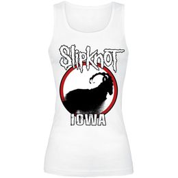 Slipknot Iowa Goat Silhouette Tank-Top wei&szlig; in S 140677001