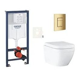 Grohe Euro Ceramic H&auml;nge-WC Set f&uuml;r Trockenbau / Vorwandinstallation SIKOGRSEUSCGL0