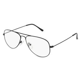 Fielmann BD 317 PILOT CL Brille Unisex | Fassung: Vollrand, Pilot, Schwarz Matt