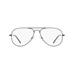 Fielmann BD 317 PILOT CL Brille Unisex | Fassung: Vollrand, Pilot, Schwarz Matt