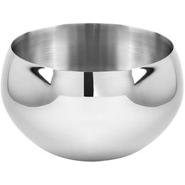 Wein- und Sektk&uuml;hler Fink "APOLLO", silber (silberfarben), H:20cm &Oslash;:30cm, Edelstahl, Eisk&uuml;bel, Edelstahl, moderne Form, &Oslash; 30 cm