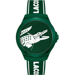 Quarzuhr Lacoste "NEOCROC", grün (dunkelgrün), Armbanduhren, Herren, Armbanduhr, Herrenuhr, Mineralglas, Silikonarmband