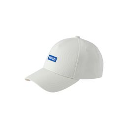 Baseball Cap HUGO BLUE "Jinko", Herren, schwarz-wei&szlig; (open wei&szlig; 121), Stoff, Baumwolle, unifarben, Caps, mit Logopatch UNISEX