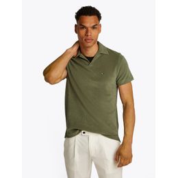 Poloshirt Tommy Hilfiger "TOWELLING REG POLO", Herren, Gr. XL, gr&uuml;n (battle gr&uuml;n), Jersey, Obermaterial: 77% Baumwolle, 23% Polyester, regular fit, Shirts