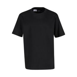 Langarmshirt Urban Classics "Urban Classics Herren Boys Tall Tee", Mädchen, Gr. 146/152, schwarz, 100% Baumwolle, unifarben, oversize, Rundhals, Shirts