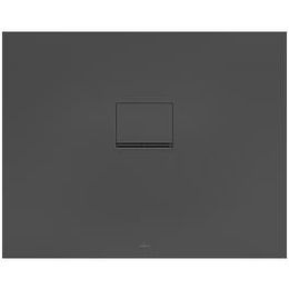 Villeroy & Boch Villeroy und Boch Squaro Infinity Duschwanne UDQ1080SQI2BV1S 100x80x4cm, anthracite