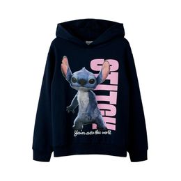 name it Sweatshirt 'NKFnibul Stitch' Mädchen Größe 116 blau / navy / rosa