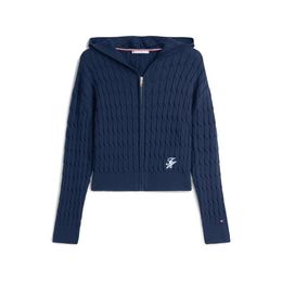 Tommy Hilfiger Strickjacke Damen Gr&ouml;&szlig;e S navy / wei&szlig;