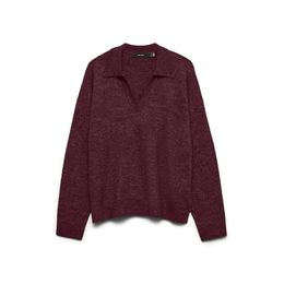 Véro Moda VERO MODA Pullover 'VMLefile' Damen Größe XL weinrot