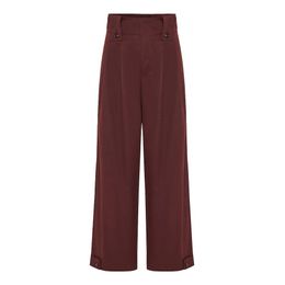 Funky Buddha Pleat-Front Pants female Red size XL