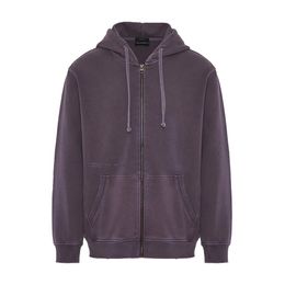 Funky Buddha Zip-Up Hoodie male Purple size 3XL