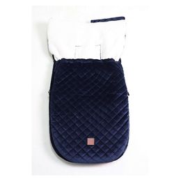 Kaiser Naturfellprodukte Babyschalen-Fu&szlig;sack "X-Large Velvet Hoody" in Dunkelblau - (L)92 x (B)45 cm - 22% | Baby-fusssaecke