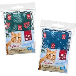 Katzenspielzeug Schmusekissen mit Katzenminze & Silver Vine, Wintermomente Dein Bestes