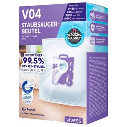 Vivess Staubsaugerbeutel 'V04' 4 St&uuml;ck