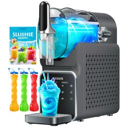 Kesser&reg; Slush Maschine f&uuml;r zu Hause - Slush Ice Maker 2L - f&uuml;r Slush, Eis-Cocktails, Frapp&eacute;s, Milchshakes & gefrorenen Saft - in 25 min & mit 6 Programmen - inkl. 3x Becher & Rezeptbuch