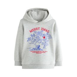 next Sweatshirt Jungen Gr&ouml;&szlig;e 98 indigo / hellgrau / rot