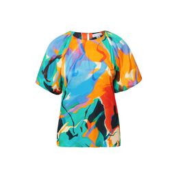 Warehouse Bluse Damen Gr&ouml;&szlig;e M blau / jade / orange / schwarz