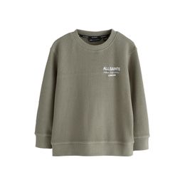 Smallsaints Sweatshirt Jungen Gr&ouml;&szlig;e 122 khaki / wei&szlig;