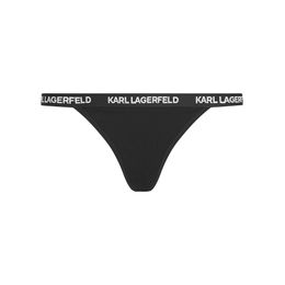 K by KARL LAGERFELD Karl Lagerfeld Slip Damen Gr&ouml;&szlig;e M schwarz / naturwei&szlig;