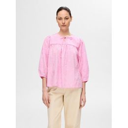 Selected Bluse 'SLFCorina' Damen Gr&ouml;&szlig;e L rosa