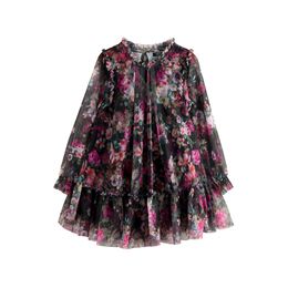 next Kleid M&auml;dchen Gr&ouml;&szlig;e 110 hummer / pink / schwarz / wei&szlig;