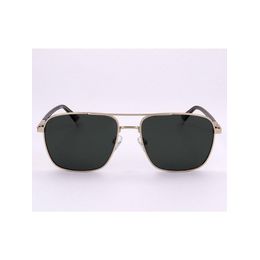Polaroid Herren-Sonnenbrille in Gold/ Schwarz - 65% | Größe 58 | Brillen-herren