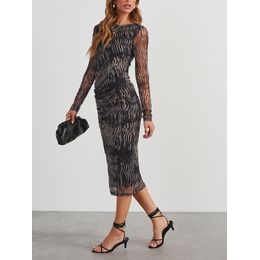LA Angels Kleid in Schwarz/ Grau - 78% | Gr&ouml;&szlig;e M | Damen-kleider