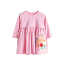 next Kleid M&auml;dchen Gr&ouml;&szlig;e 86 pink / wei&szlig;